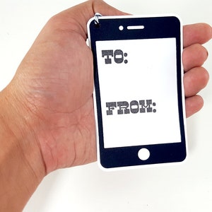 Cellphone Gift Tag, Mobile Phone Tag, Cellphone Tag, Cell Phone Tag ...