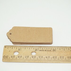 Kraft Tags, Long Tags, Rectangle Tags, Label Tags, Cardstock Tags, 4 ...