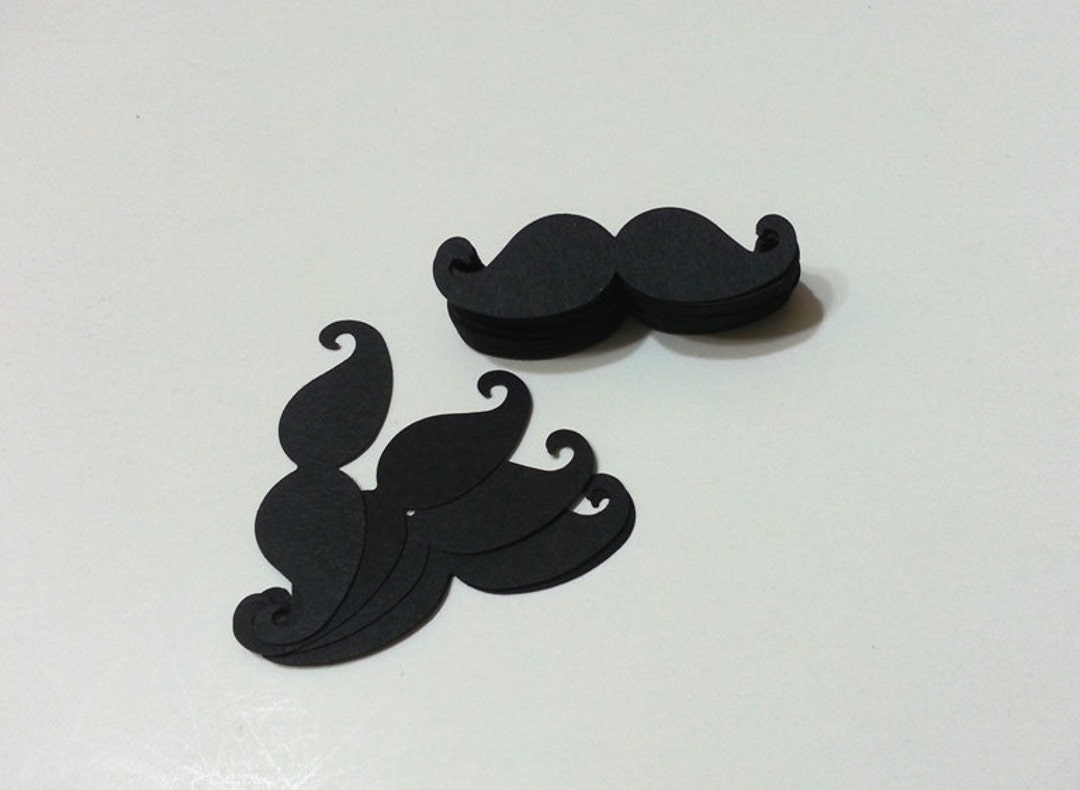 Mustache Cut Outs, Mustache Die Cuts, Moustache, Party Prop, Moustache ...