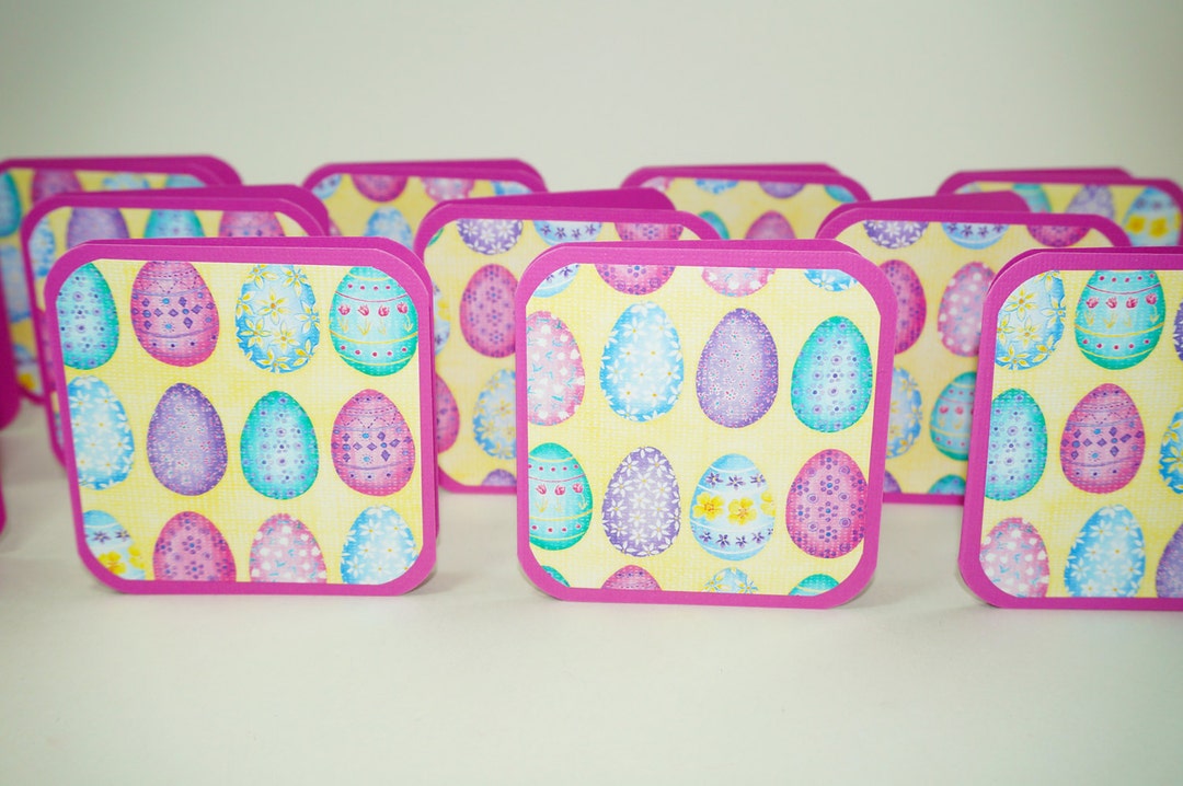 Easter Mini Cards, Blank Easter Cards, Blank Mini Cards, Easter Egg ...