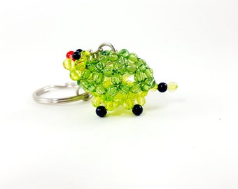 Beaded Turtle Keychain - Etsy