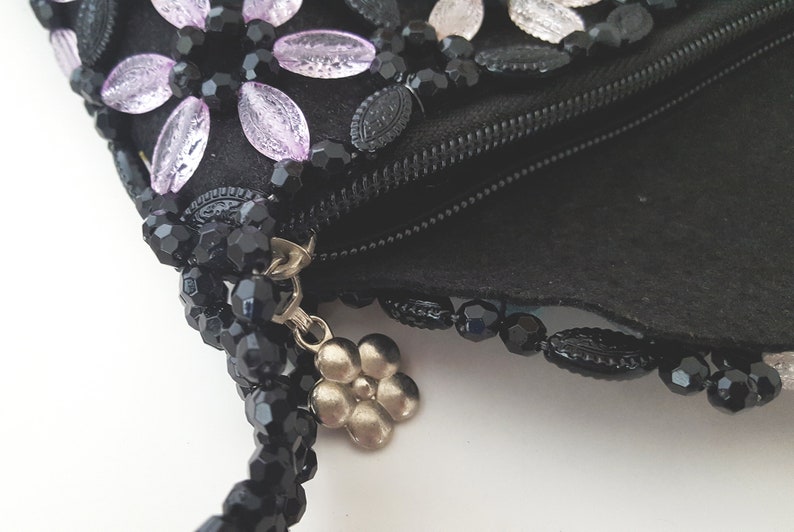 Beaded Shoulder Bag Beaded Purse Unique Shoulder Bag Floral - Etsy