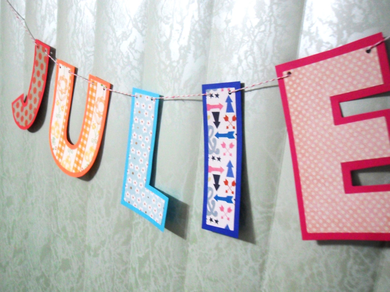 Girl Name Banner Personalized Banner Baby Girl Banner - Etsy