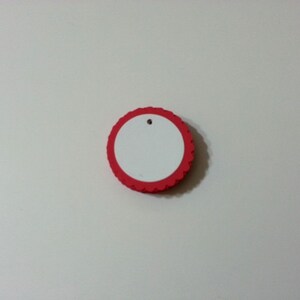 Scallop Circle Tag Pick Your Color, Colored Tags, Fancy Scallop Tags ...