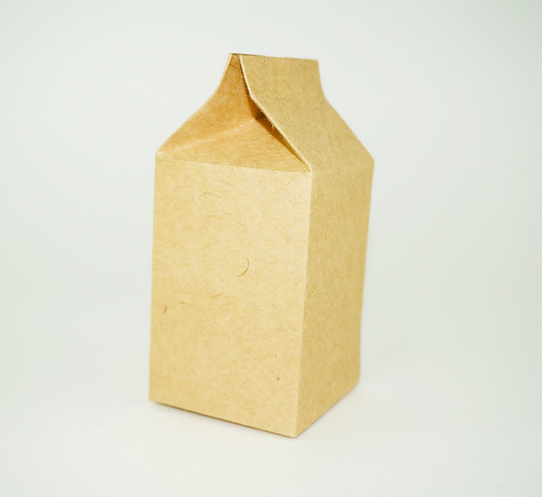 Milk Carton Box, Milk Carton Treat Box, Milk Carton Wedding Favor Box ...
