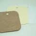 Mini Tags, Gift Tags, Kraft Tags, Label Tags, Square Tags, Small Tags ...