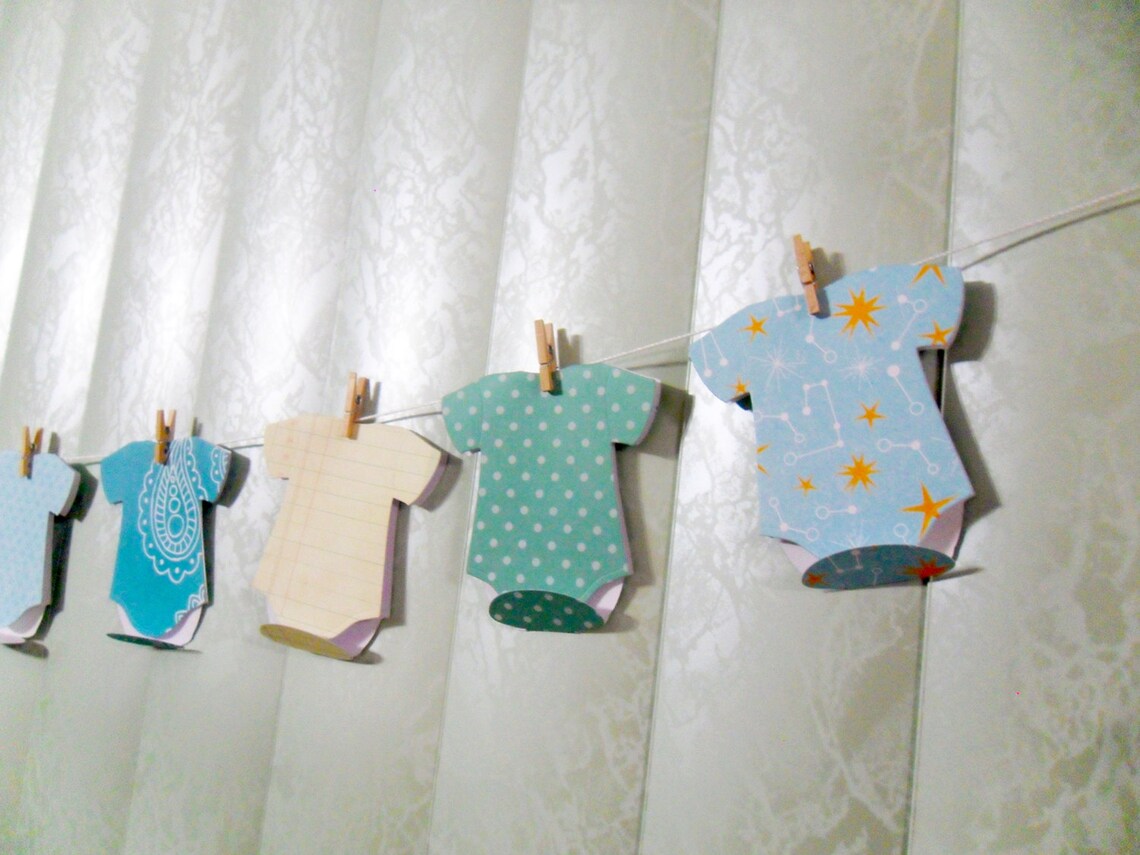 Baby Shower Banner Baby Shower Message Banner Baby Clothes - Etsy