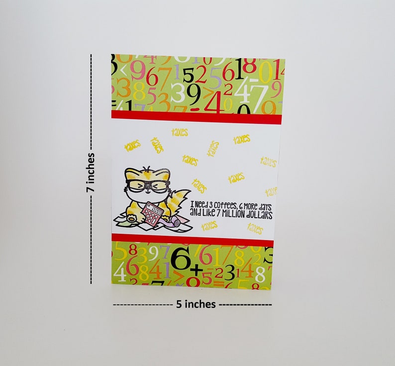 Accountant Card, Tax Day Card, Taxes Card, Numbers Card, Tax Firm Card ...