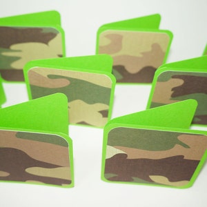 Camo Card 3x3 Card Military Navy Card Camouflage Card - Etsy