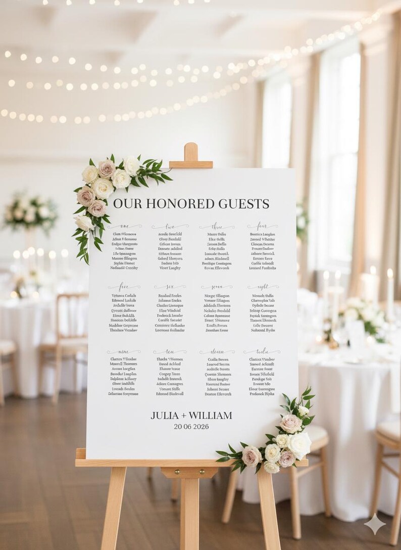 Printable Wedding Venue Signage Suite DIY Ceremony Reception Stationery ...
