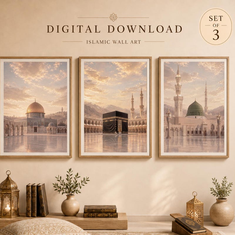 Islamic Bohemian Wall Art - Etsy