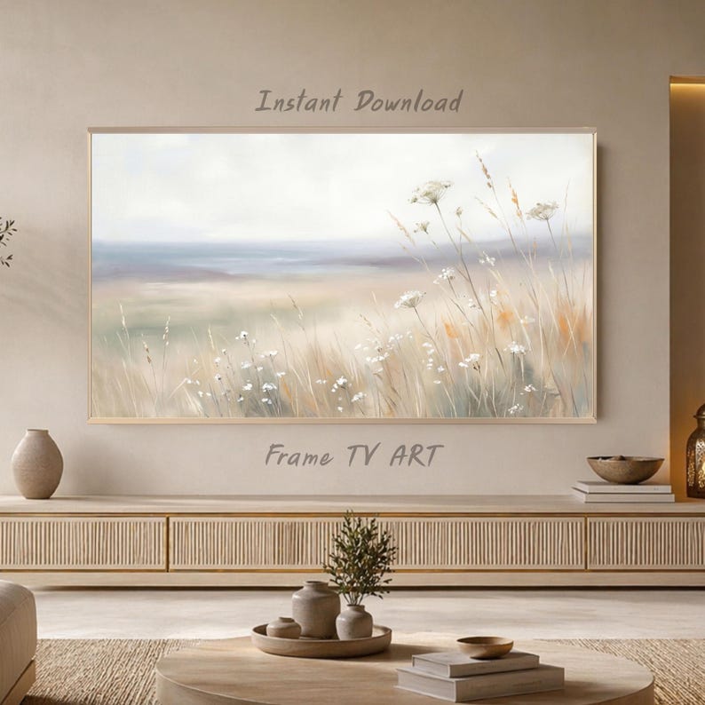 Spring Frame TV Art Bundle 100+ | Floral Easter Wildflower Meadow ...