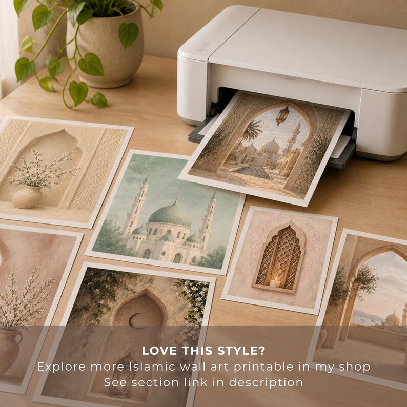 Prayer Room Decor | Islamic Kaaba Wall Art Printable, Mecca Mosque ...
