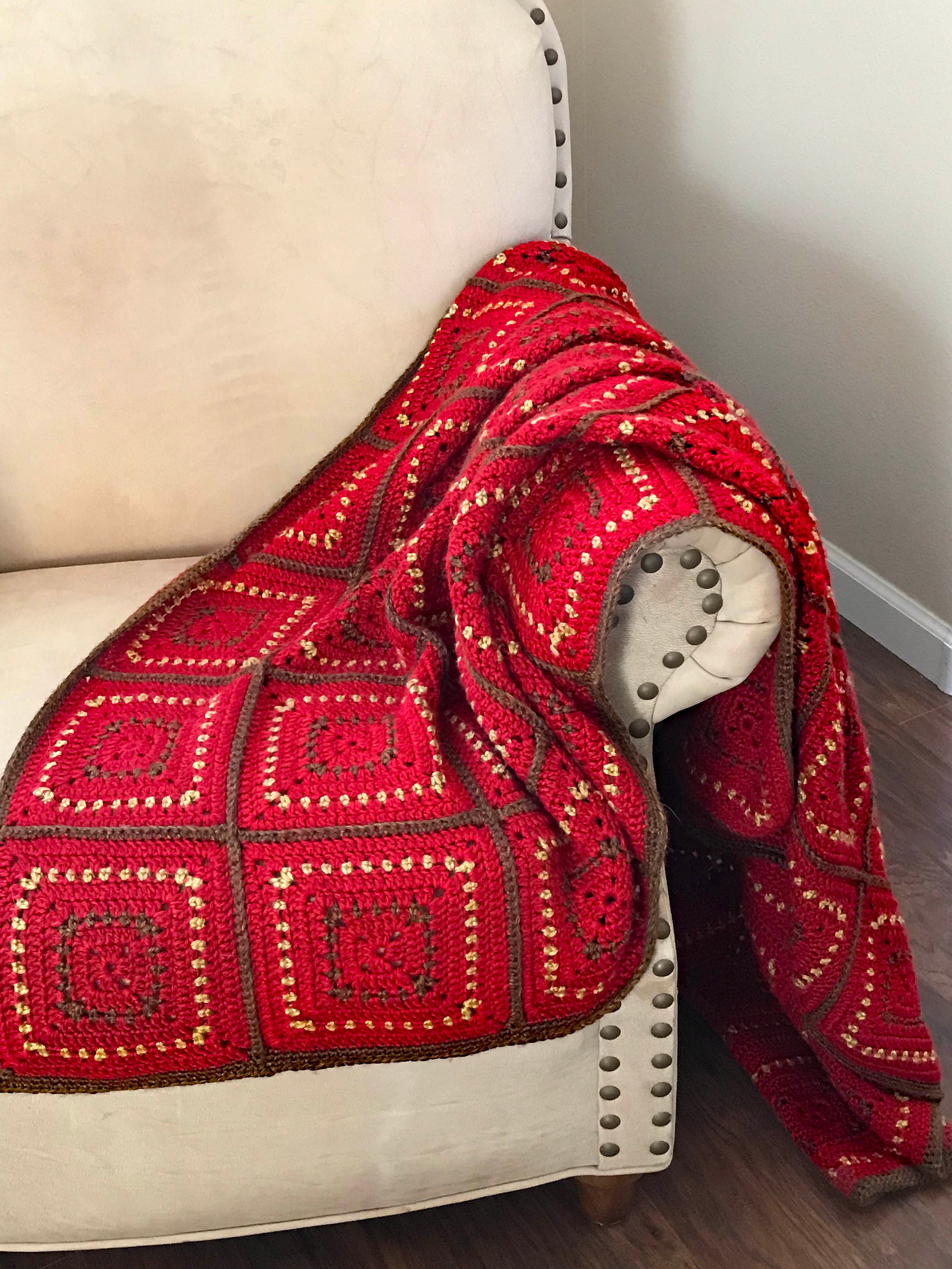 Chunky Granny Square Crochet Baby Blanket Pattern – (PDF Pattern) - Etsy