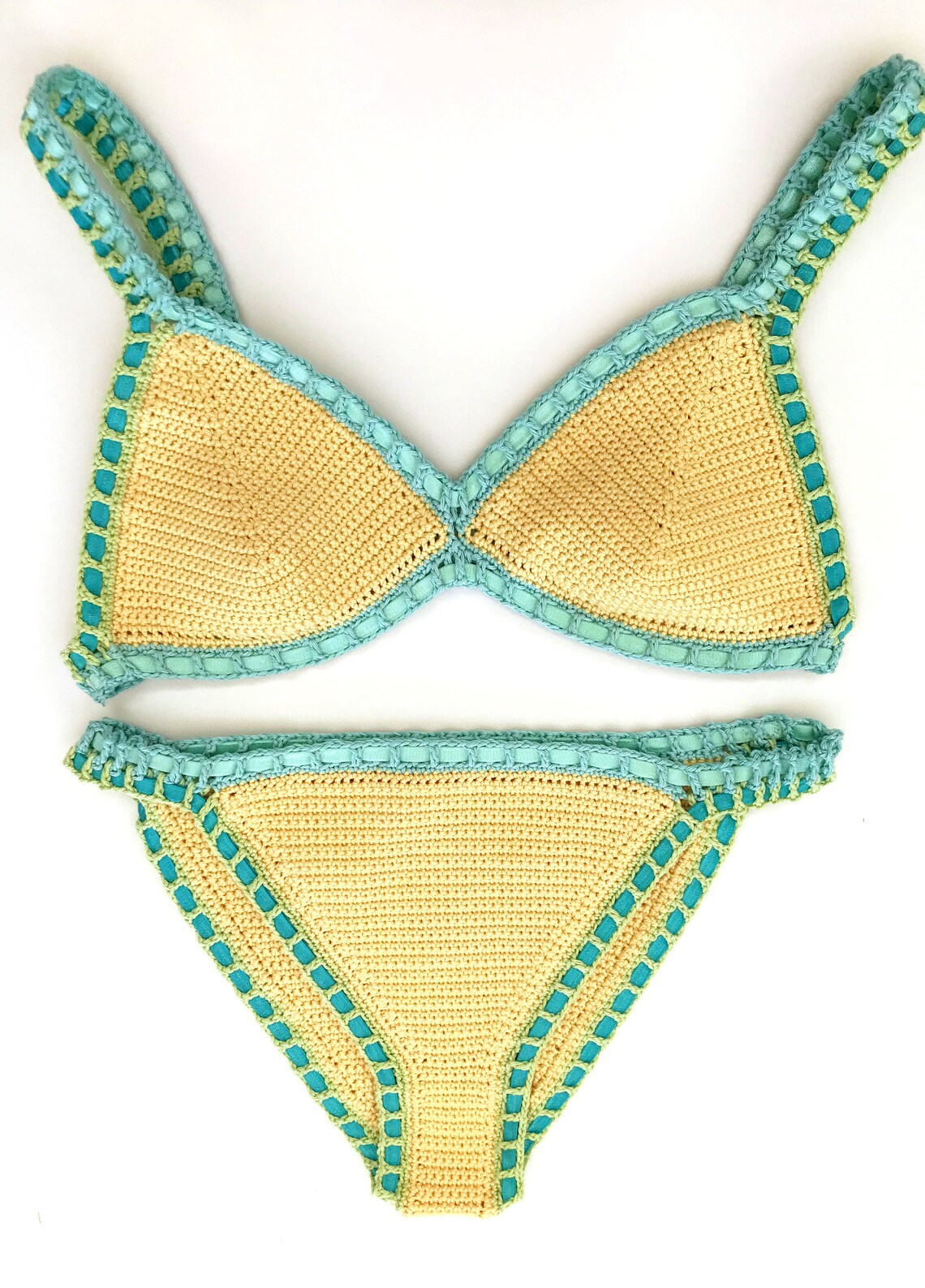 Crochet Bikini Pattern Malibu Bikini Pattern Easy Bikini Etsy