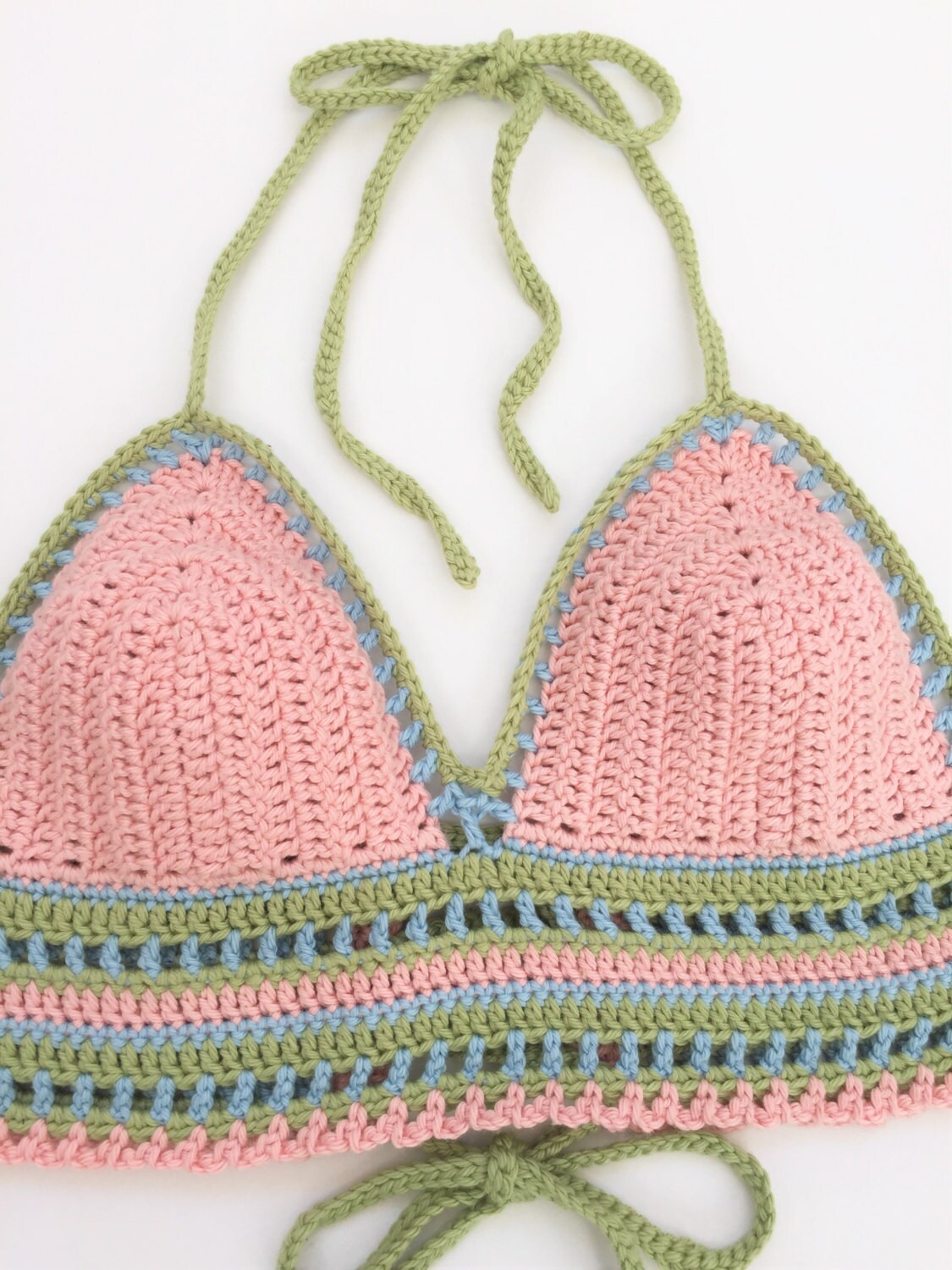 Crochet Halter Top Pattern Festival Halter Top Crop Top Etsy