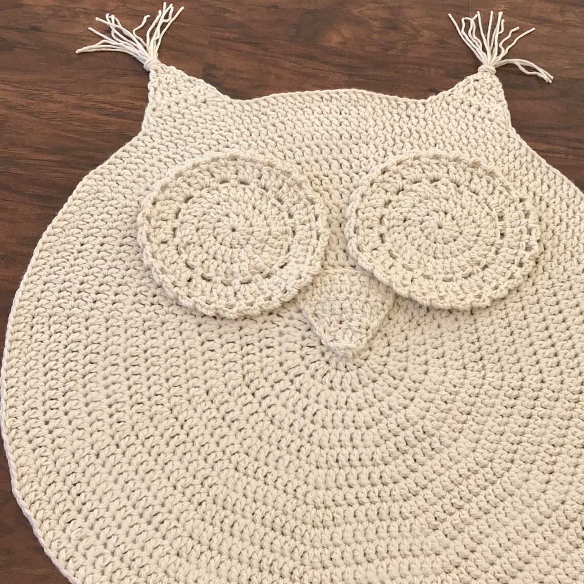 Crochet Rug EASY CROCHET PATTERN Crochet Owl Rug Nursery - Etsy