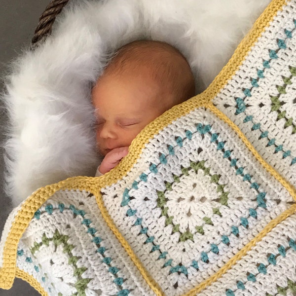 Chunky Granny Square Blanket Pattern - Etsy