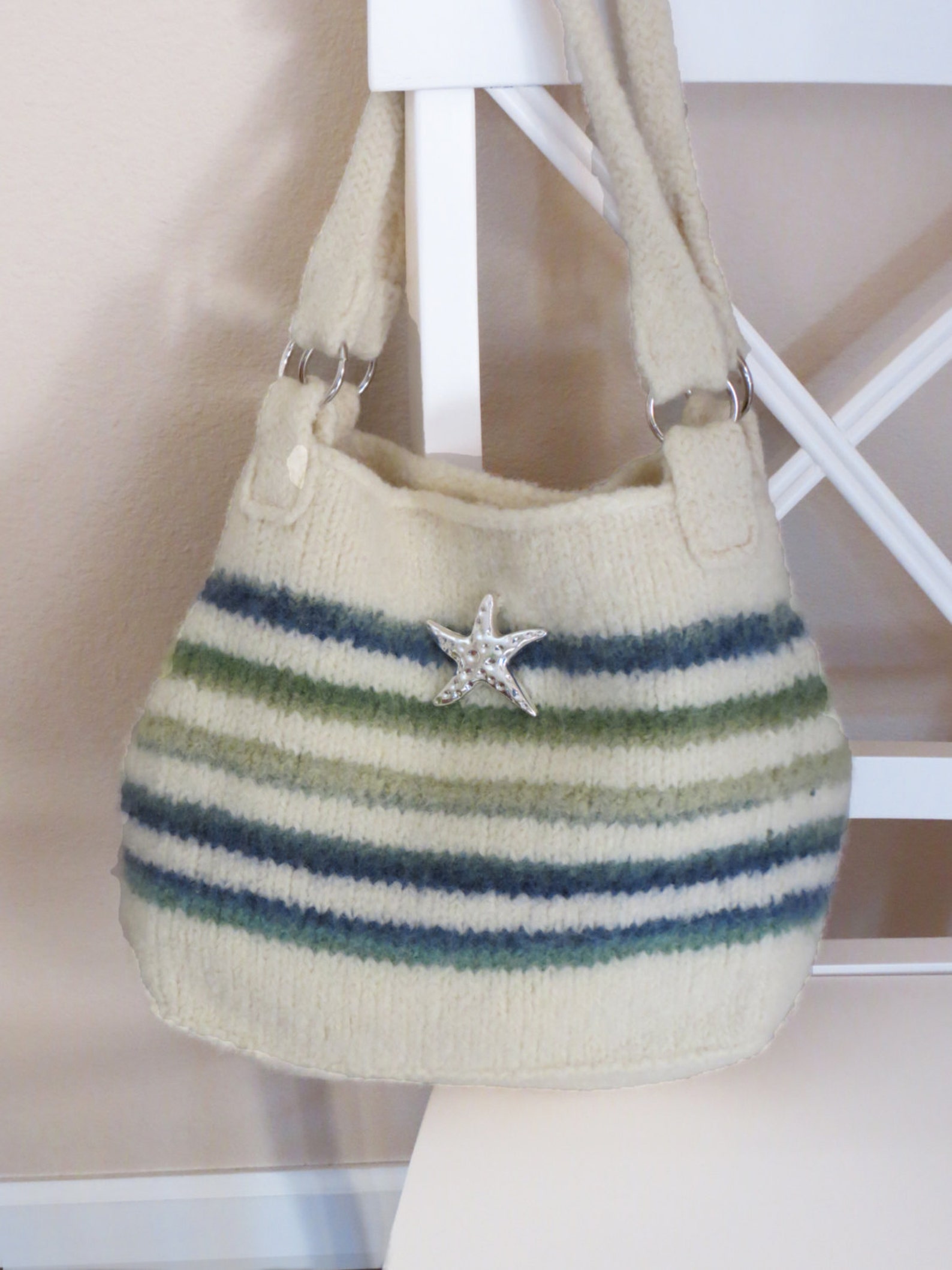 Knit Bag Pattern, Felted Purse Pattern, Knit Purse, Knitting Pattern ...
