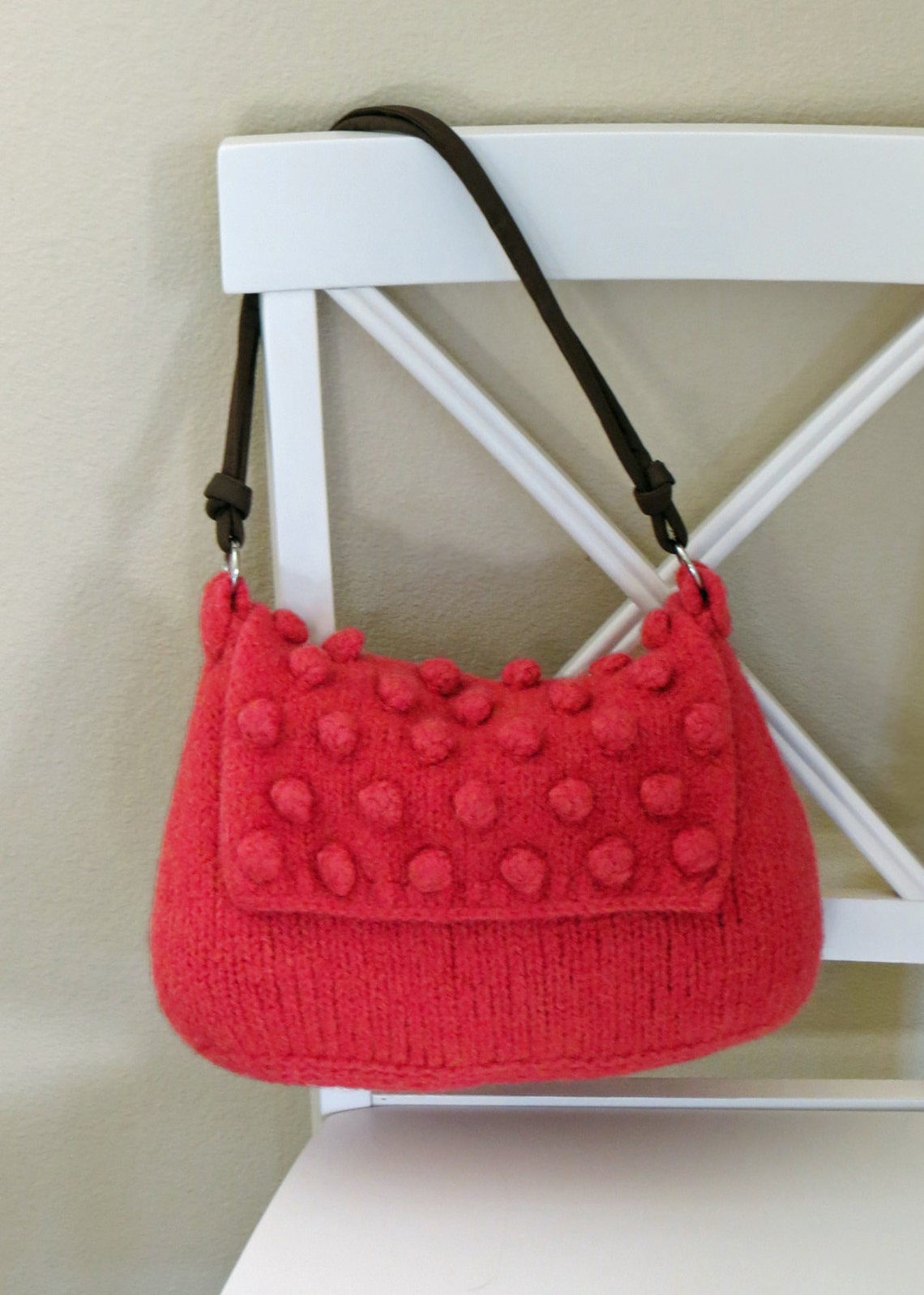 Felted Purse Pattern Knit Bag Pattern Knitted Purse - Etsy