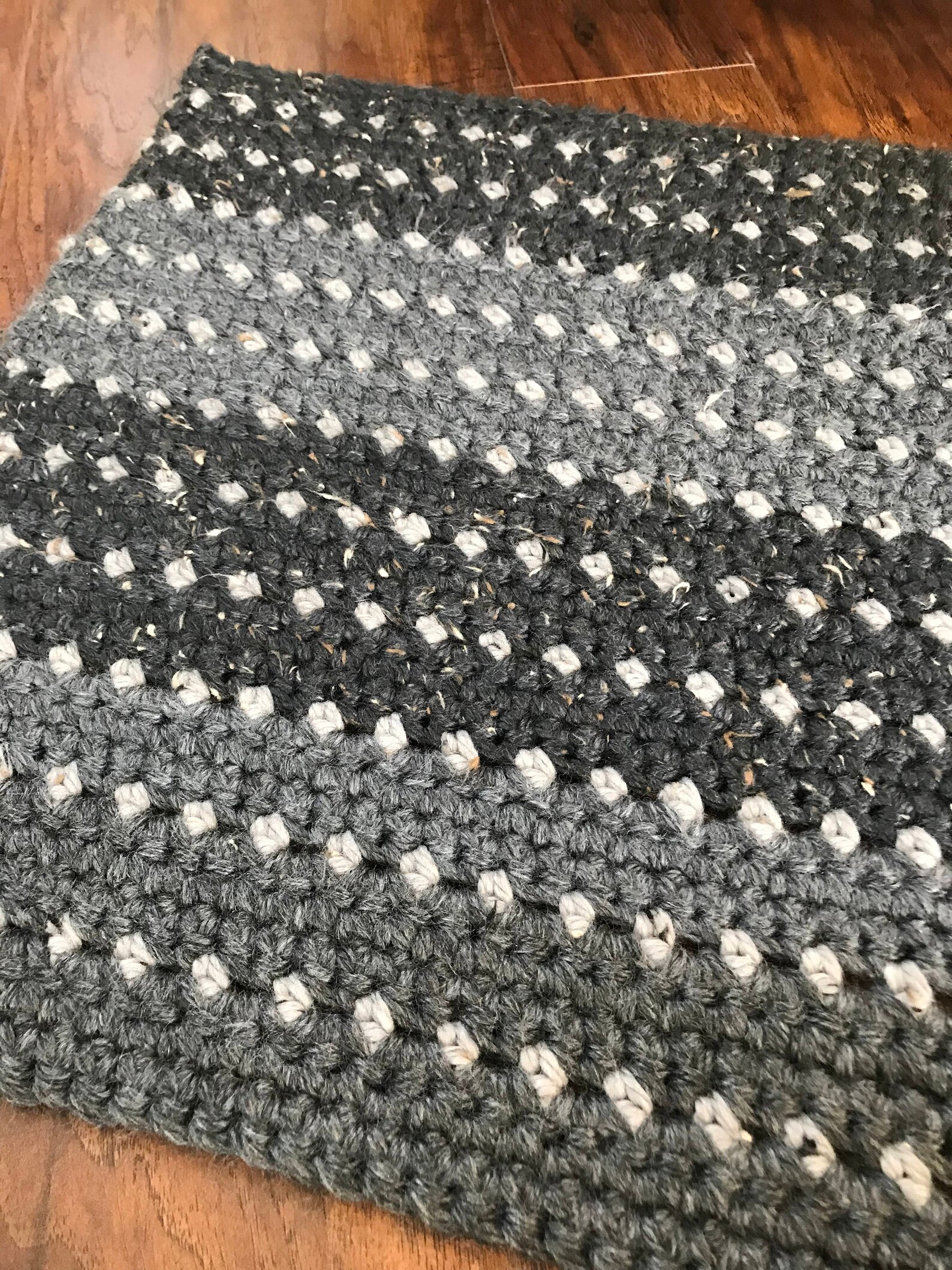 Crochet Rug and Placemat Pattern Easy Pattern Bulky Yarn | Etsy