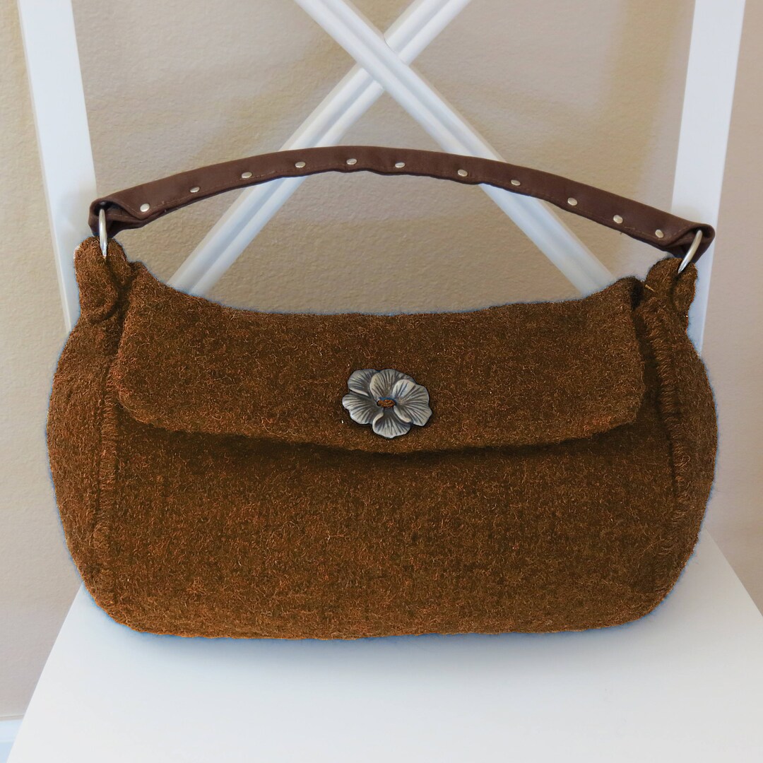 Knit Bag Pattern, Felted Purse Pattern, Felted Purse, Knitted Purse ...