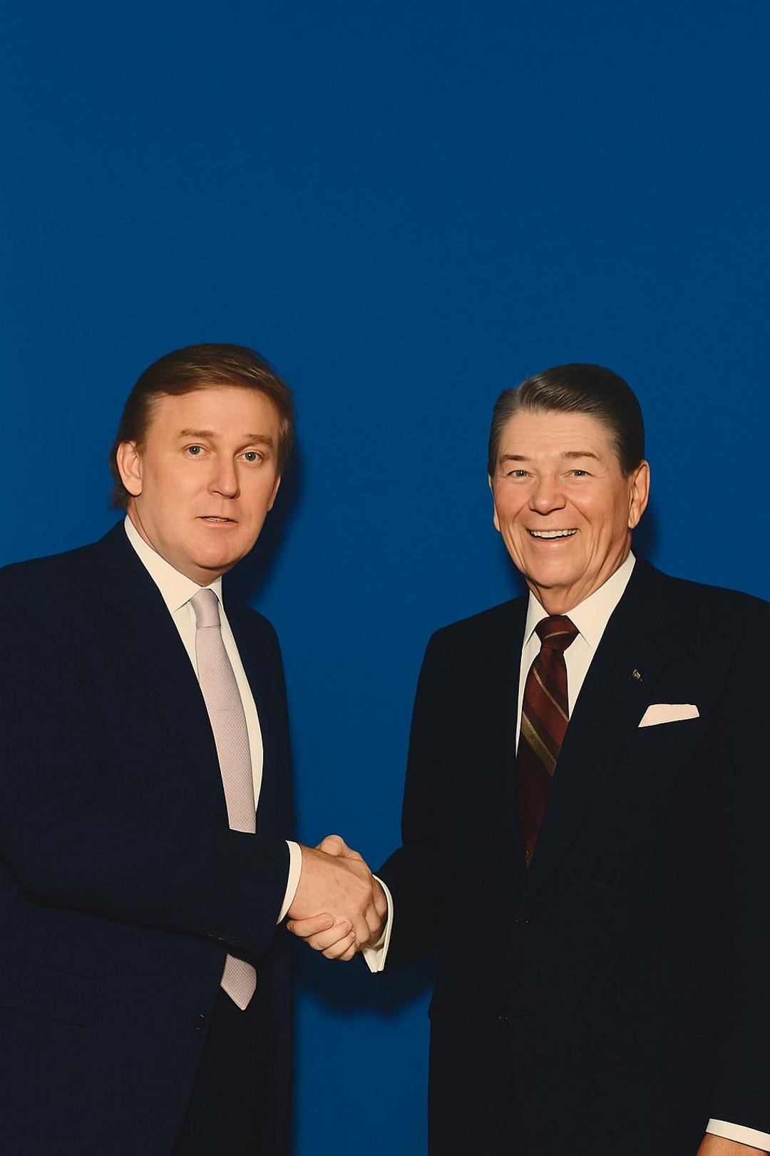 Vintage Reagan Trump Handshake Photo (digital Download) - Etsy