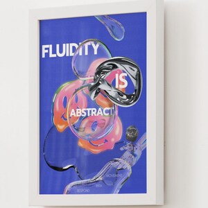 Fluidity is Abstract Printable Poster | Contemporary Abstract Art Print ...
