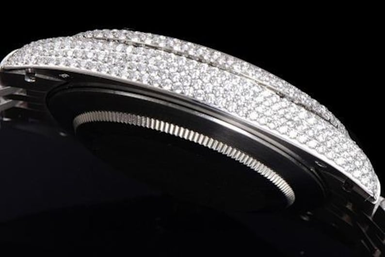 Iced Out Moissanite Watch, Diamond Watch, Hip Hop Watch, Luxury Watch ...