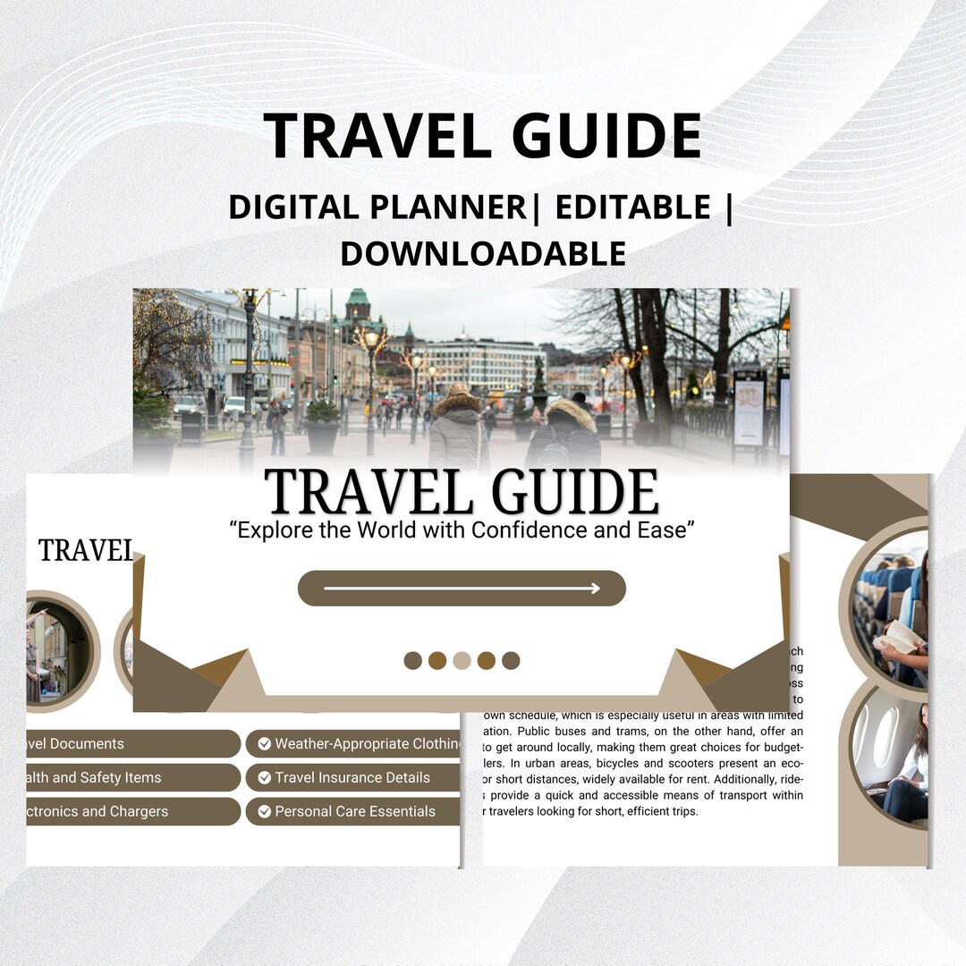 Adventure Planner, Travel Guide Presentation (digital Download) - Etsy