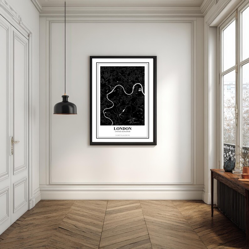 London Travel Memory Map | London City Map Printable | London Trip Wall ...