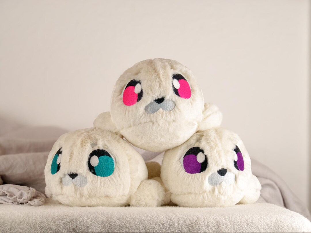 Seal Plushie - Hand Sewn, Handmade Stuffie - Small Minky Gift Toy - Etsy