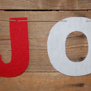 JOY Banner stiffened Felt - Etsy
