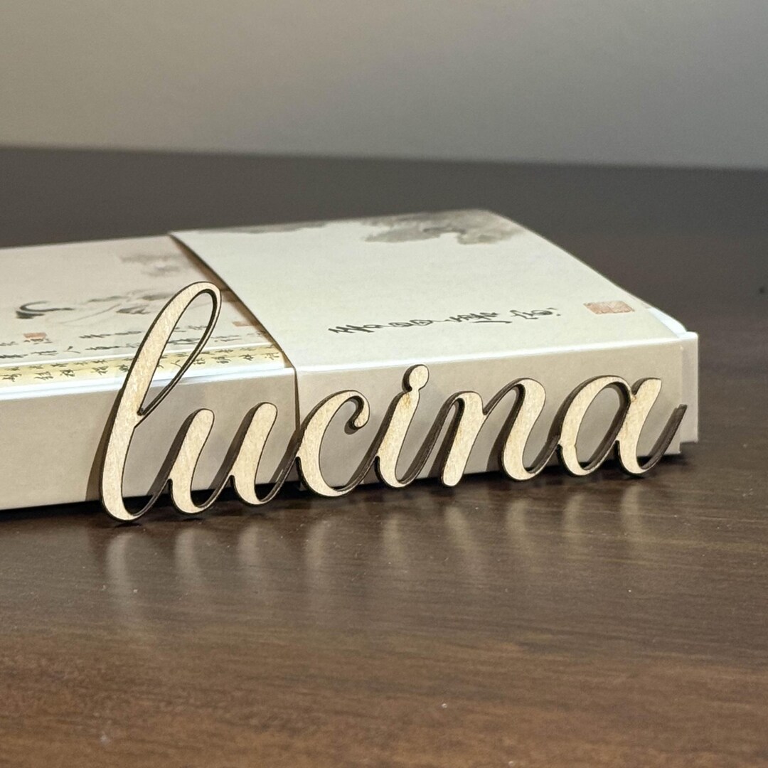 Personalised Laser Cut Out Name Sign | Wedding Decor | Name Place ...