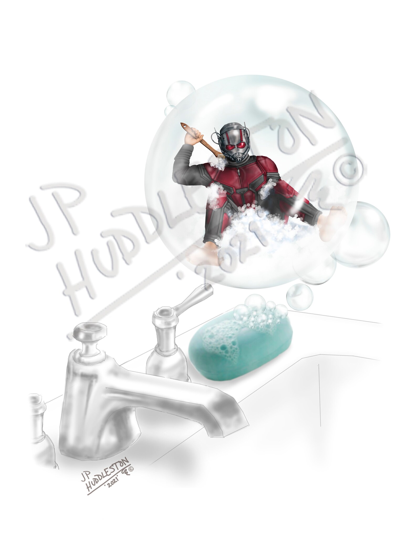 DEADPOOL 1 Print Unicorn Love Superhero Bathroom Print Wall - Etsy