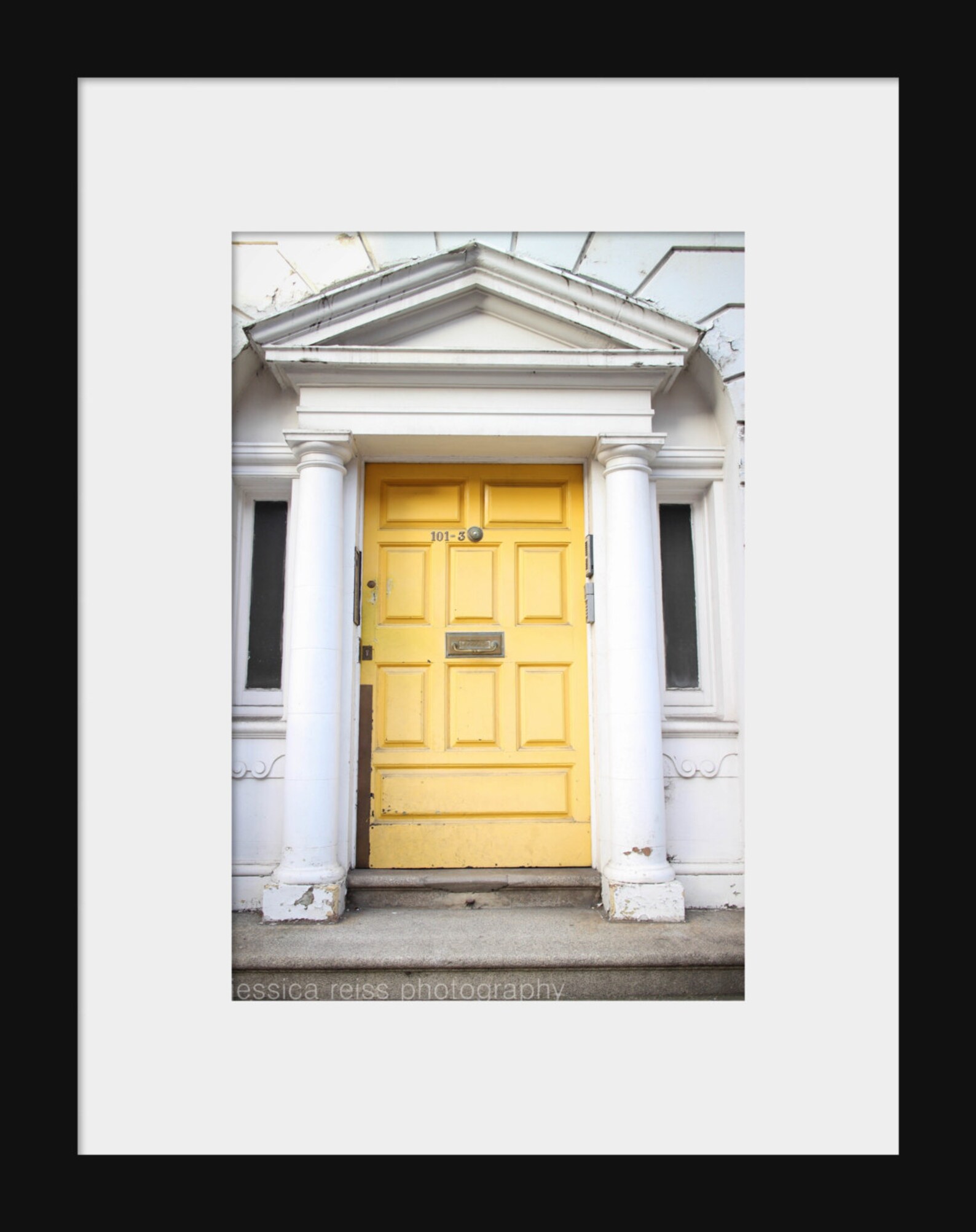 Yellow Door Art Print Georgian Architecture Photography Old Vintage ...