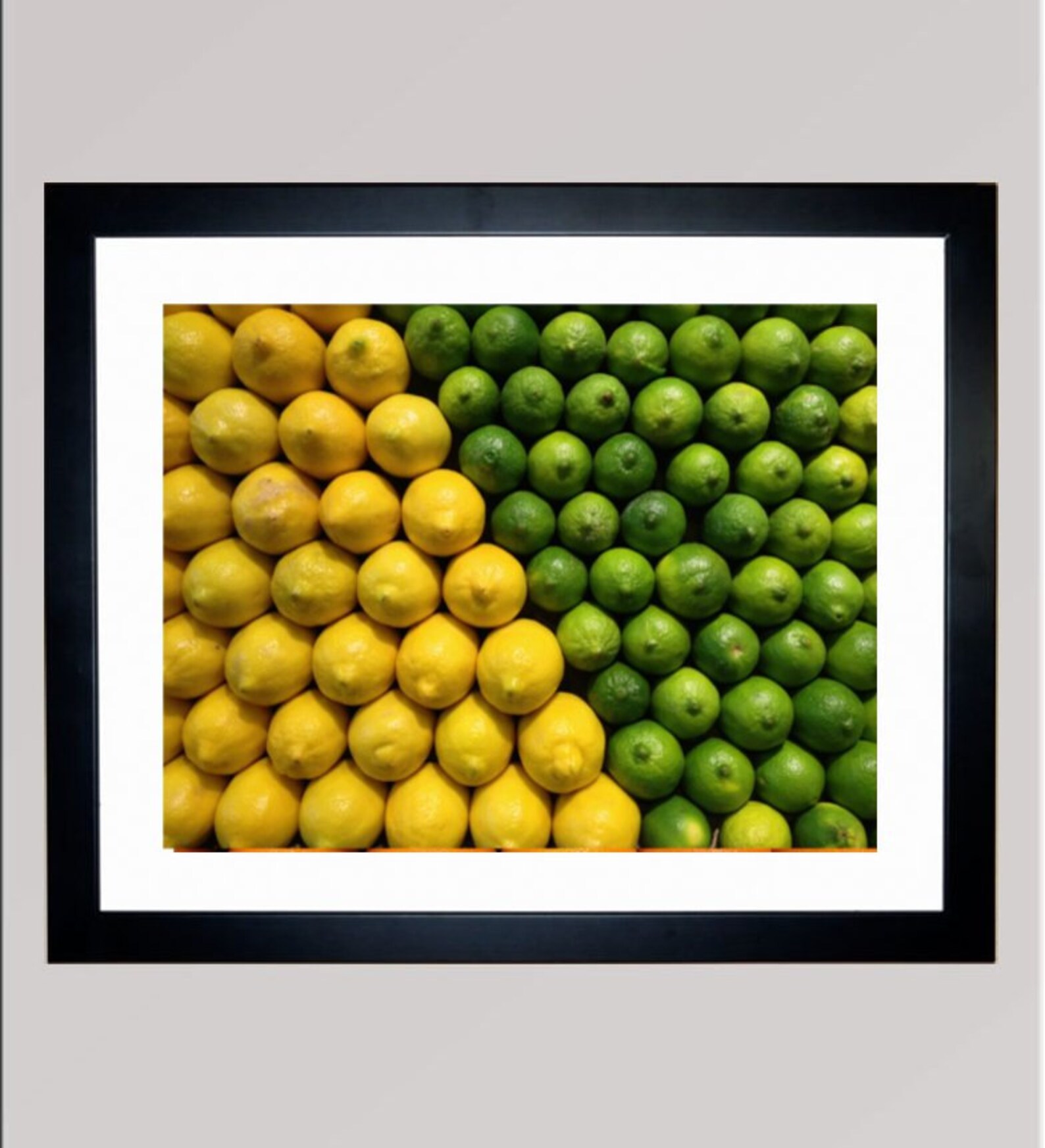 Lemon Lime Art Photo, Kitchen Decor, Bar Decor, Fruit Print, Citrus ...