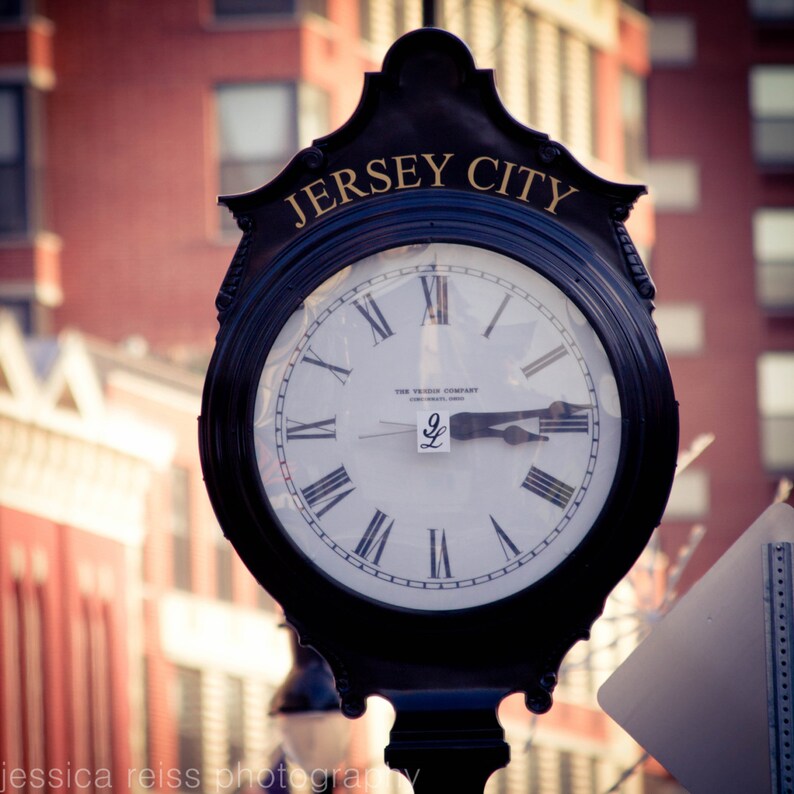Set of 4 Jersey City Photography Prints New Jersey Rustic Vintage Set ...
