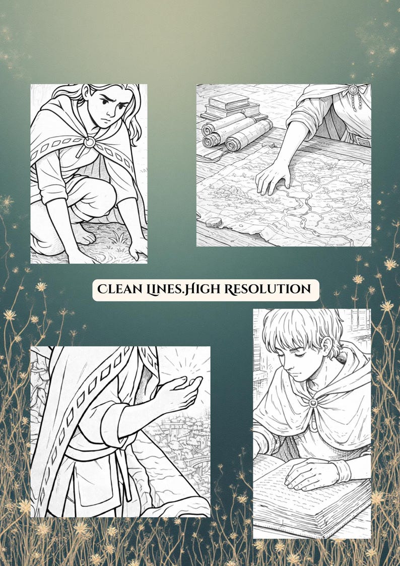 Forest Guardians Coloring Pages | Fantasy Nature Protectors | Adult ...