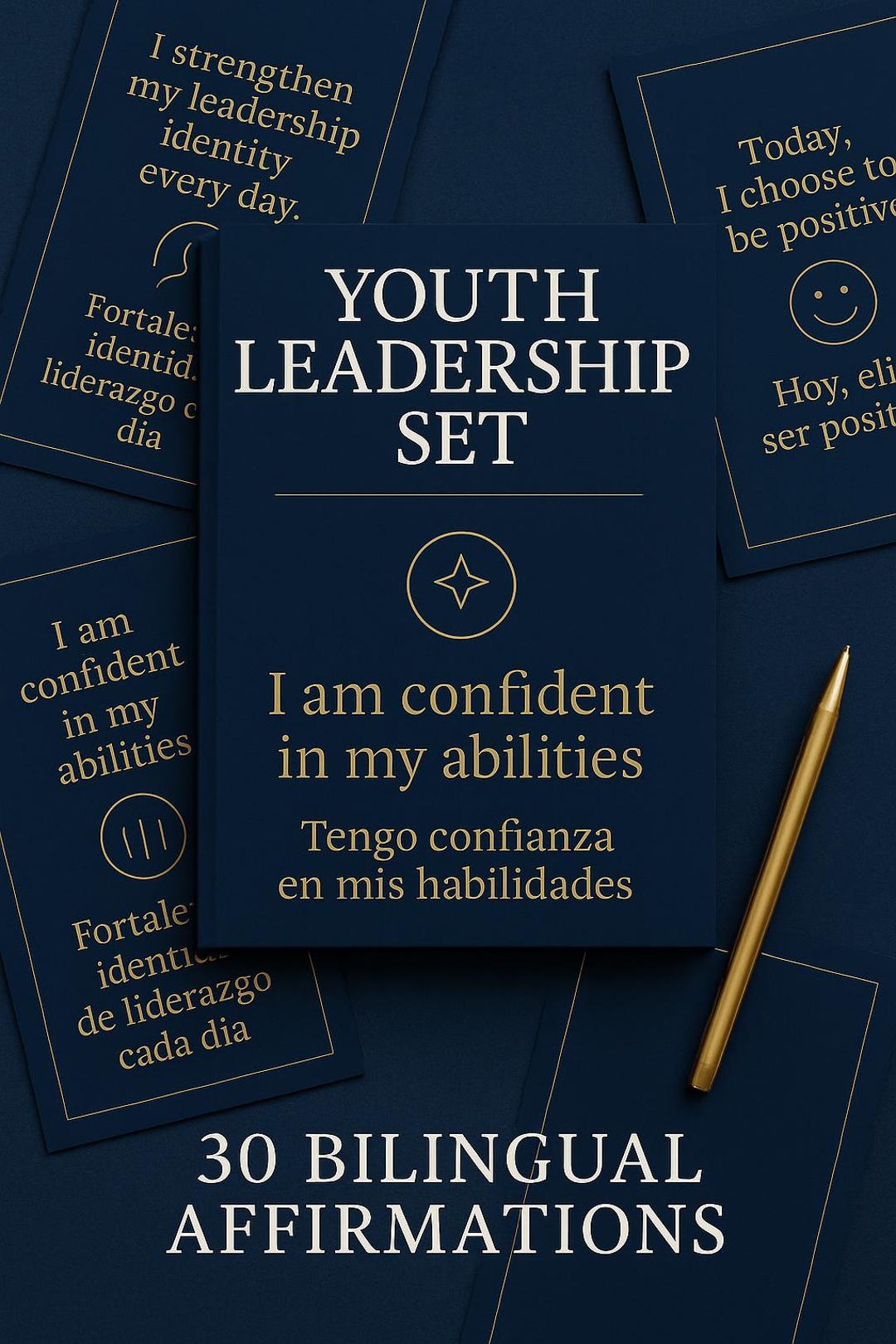 30 Youth Mindset Prints | Bilingual Leadership Affirmations - Etsy