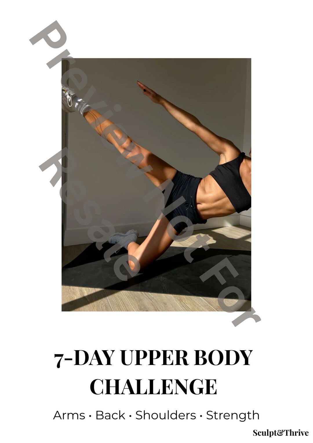7-day Upper Body Workout Plan | Tone Arms & Shoulders | Beginner ...