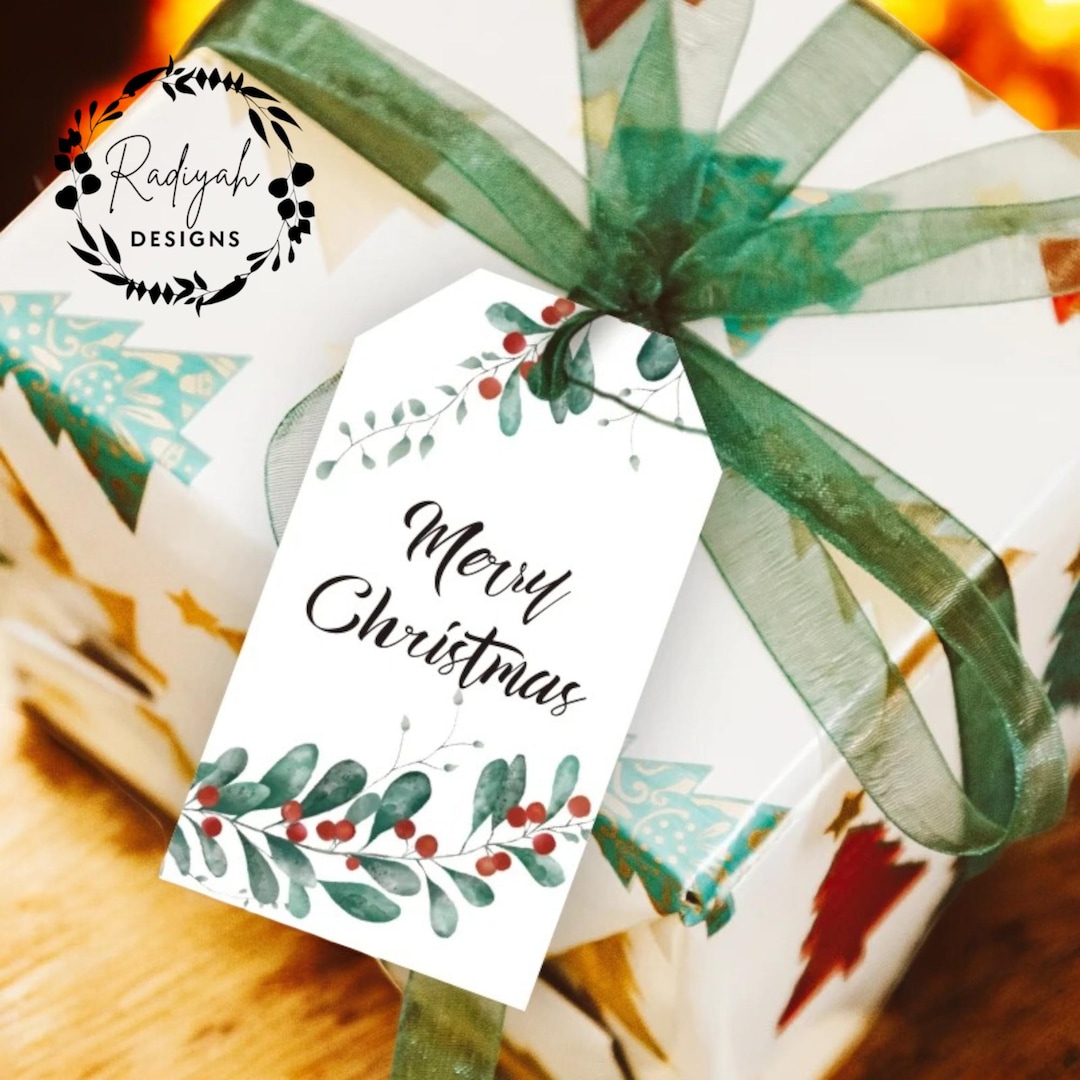 50pcs Paper Gift Tags With Strings – Mixed Designs for Gift Wrapping ...