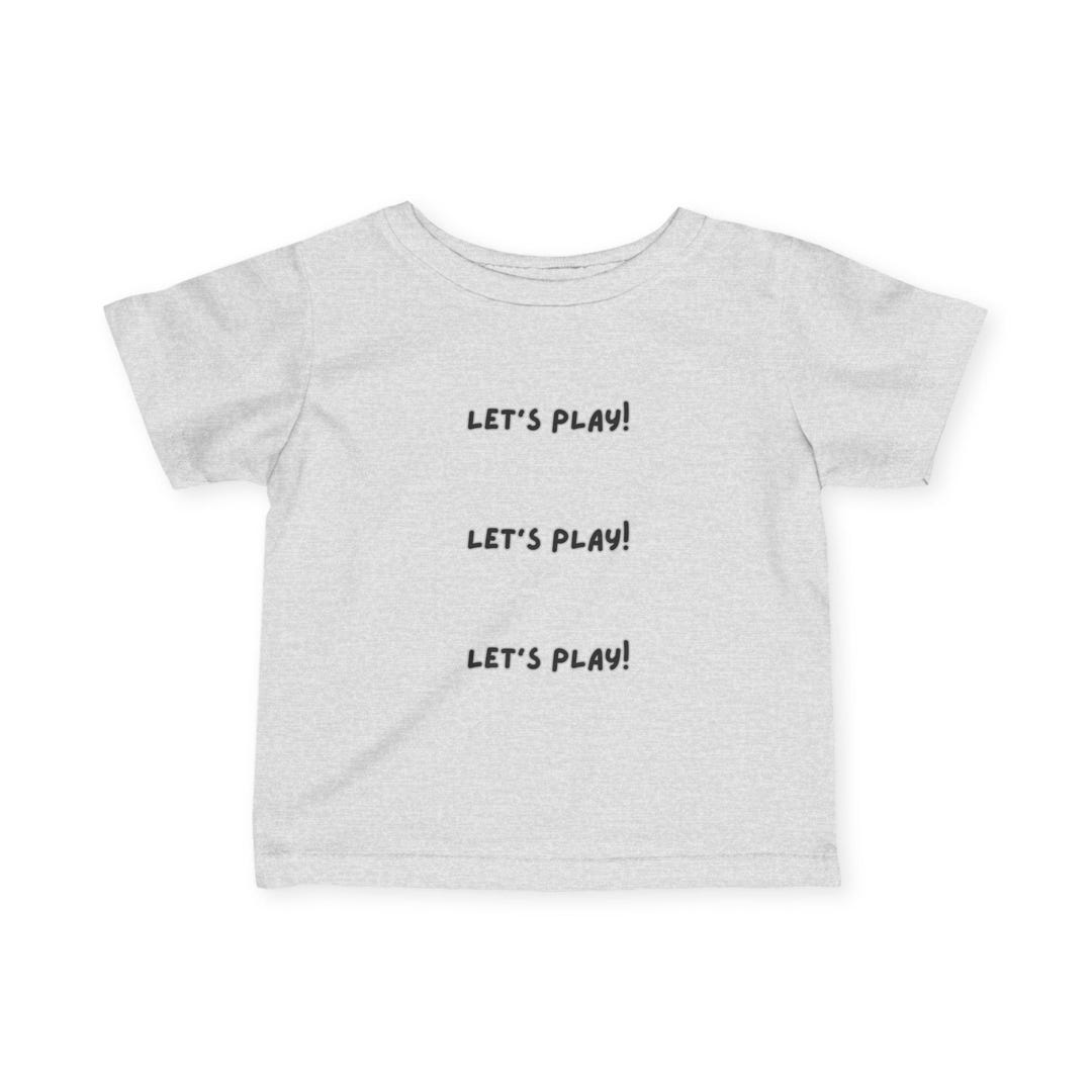 Let's Play! Things to Do Checklist Baby Tee | Infant Fine Jersey Tee - Etsy