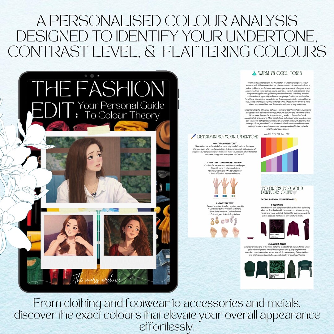 Personal Colour Analysis | Colour Theory | Custom Undertone & Contrast ...