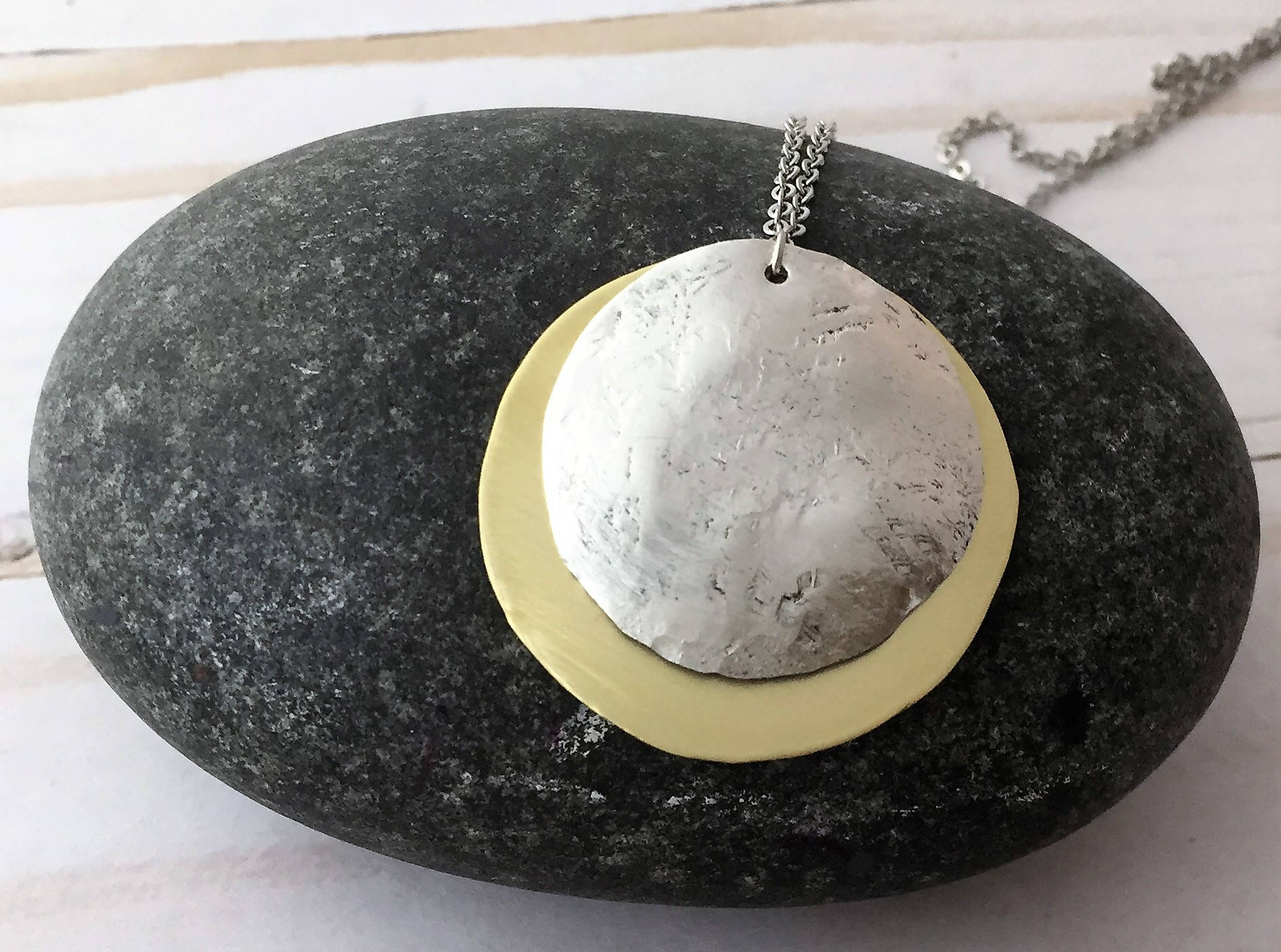 Collar de eclipse solar collar de sol y luna collar solar - Etsy España