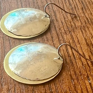 Solar Eclipse Earrings, Sun and Moon Earrings, Eclipse Jewelry, Celestial Earrings, Space ...