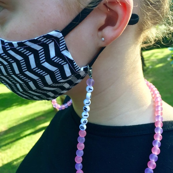 Beaded Mask Chain Boys - Etsy