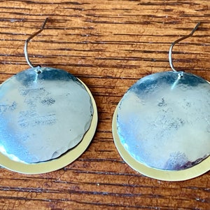 Solar Eclipse Earrings, Sun and Moon Earrings, Eclipse Jewelry, Celestial Earrings, Space ...