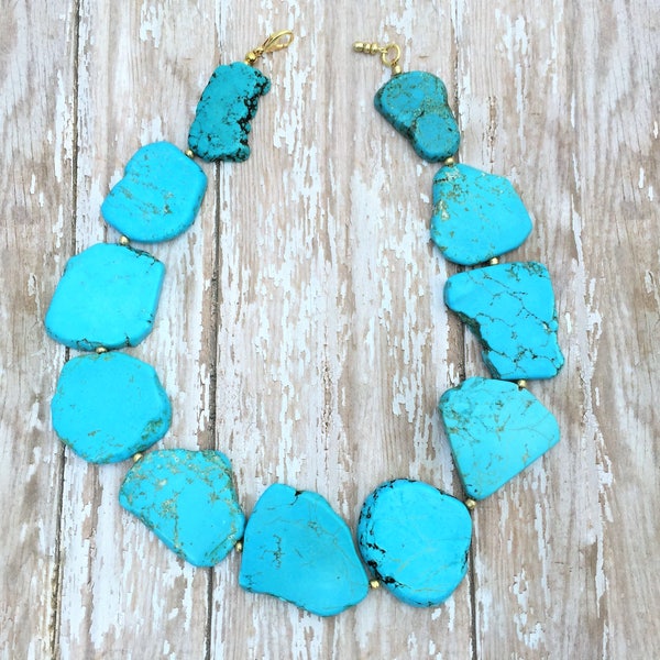 Chunky Turquoise - Etsy