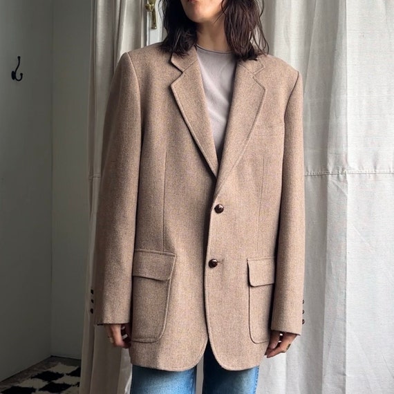 Japanese Made Wool Tweed Blazer - Gem